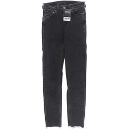 WEEKDAY Damen Jeans, schwarz, Gr. 26