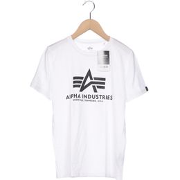 Alpha Industries Jungen T-Shirt, weiß