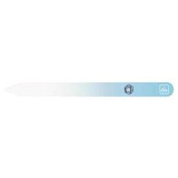 BECKER-MANICURE Glasfeile blau 14 cm Köcher blau 1 St