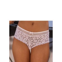 Vivance Panty weiß Gr. 32/34 für Damen. Mit Schleife, Spitze, Schmuckelement. Figurbetont. Nachhaltig.