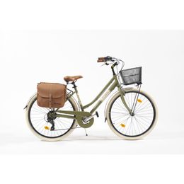 Via Veneto Cityfahrrad 28 Zoll 615 Lady, VERDE OASI
