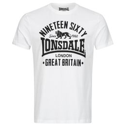 Lonsdale Herren T-Shirt normale Passform Doppelpack BYLCHAU