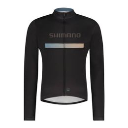 Shimano VERTEX Long Sleeves Jersey Printed, Black