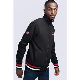 Lonsdale Herren Sweatjacke mit Reißverschluss normale Passform DOVER