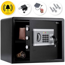 Kesser&reg; Elektr. Tresor Inkl. Batteriebox Elektronischer Safe 3x Doppelbolzenverriegelung Boden Wandtresor M&ouml;beltresor Innenbeleuchtung Panzerschrank Zahlenschloss