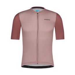 Shimano ARIA Short Sleeve Jersey, Metallic Maroon