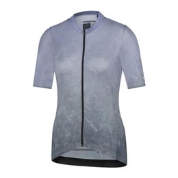 Shimano W's YURI Short Sleeve Jersey, Perwinkle