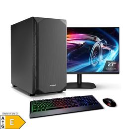 Weinhaus Markus Kiebel PC Set Gaming mit 27 Zoll TFT Silent Strike 12 Intel Core i7-12700F, 16GB DDR4, NVIDIA RTX 3050 8 GB, 1TB SSD, Windows 11