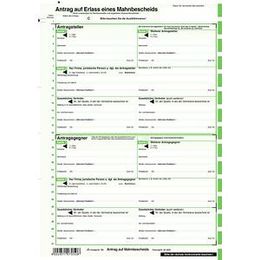 10 RNK-Verlag Mahnbescheide für maschinelle Bearbeitung Formulare 705/10