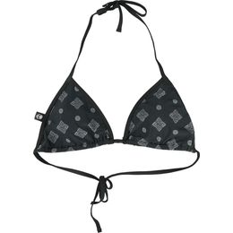 Black Premium by EMP Bikini Top With Celtic Prints Bikini-Oberteil schwarz in L