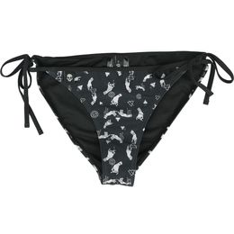 Gothicana by EMP Bikini Pants with Mystical Print Bikini-Unterteil schwarz in L