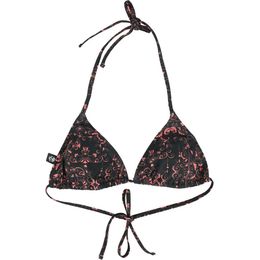 Red by EMP Bikini Top With Alloverprint Bikini-Oberteil schwarz in L