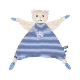 Die Spiegelburg - Schnuffeltuch BABYGLÜCK - TEDDY in hellblau