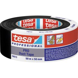 Duct Tape pro 74613-00002-00 Reparaturband Schwarz (l x b) 50 m x 50 mm 1 St. - Tesa