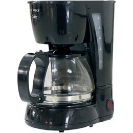 Human Technology CAF-SS-5655 Kaffeemaschine Schwarz Fassungsvermögen Tassen=4 Glaskanne, Warmh - Sogo