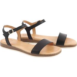 Apple of Eden Sandalen "Isa", Leder, Memory Foam, für Damen, schwarz, 40