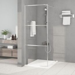 Duschwand für Begehbare Dusche,Duschtrennwand Silbern 80x195 cm ESG-Klarglas vidaXL