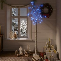 Weihnachtsbaum,Kunstbaum 180 LEDs 1,8m Blau Weide Indoor Outdoor vidaXL