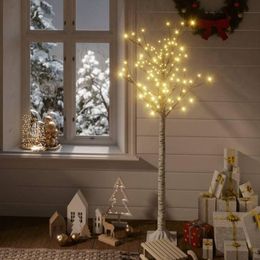 Weihnachtsbaum,Kunstbaum 140 LEDs 1,5 m Warmweiß Weide Indoor Outdoor vidaXL
