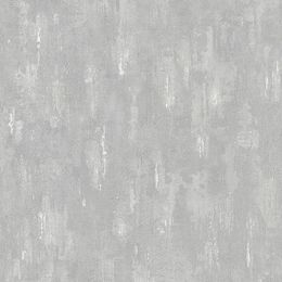 A.S. Création A.s.creations - Graue Tapete in Putzoptik | Vintage Vliestapete mit Vinyl im Industrial Style | Beton Wandtapete ideal für Wohnzimmer und Küche - Grau