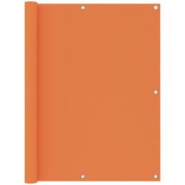 Balkon-Sichtschutz Orange 120x400 cm Oxford-Gewebe Vidaxl Orange