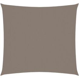 Bonnevie - Sonnensegel,Sonnenschutzsegel Oxford-Gewebe Quadratisch 7x7 m Taupe vidaXL