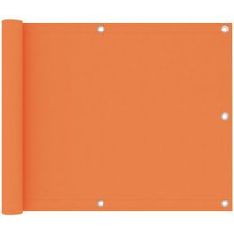 Balkon-Sichtschutz,Balkonverkleidung Orange 75x600 cm Oxford-Gewebe vidaXL