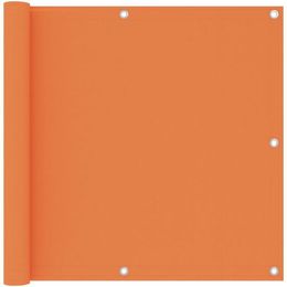Bonnevie - Balkon-Sichtschutz,Balkonverkleidung Orange 90x400 cm Oxford-Gewebe vidaXL