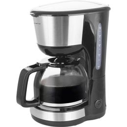 CME-122933 Kaffeemaschine Schwarz, Silber Fassungsvermögen Tassen=12 Glaskanne, Warmhaltefun - Emerio