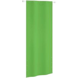 Bonnevie - Balkon-Sichtschutz,Balkonverkleidung Hellgrün 100x240 cm Oxford-Gewebe vidaXL