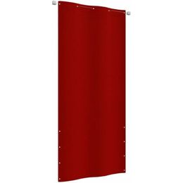 Vidaxl - Balkon-Sichtschutz Rot 100x240 cm Oxford-Gewebe Rot