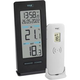Tfa Dostmann - Buddy Funk-Thermometer digital Schwarz