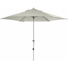 Sonnenschirm/ Kurbelschirm Expert 320 Auto Tilt 320 cm, hellgrau, Bezug aus 100% Polyester, Gestell aus Aluminium, 7,2 kg - Doppler