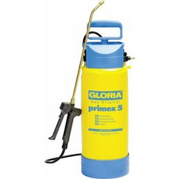 GLORIA - Drucksprühgerät Primex 5L Drucksprüher Pumpsprüher Tragegurt