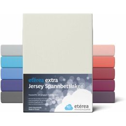 Etérea - Extra Jersey Spannbettlaken Nature 180x200 - 200x220 cm - Nature