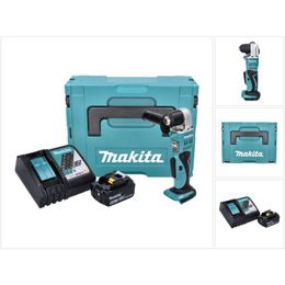 Makita DDA 351 RG1J Akku Winkelbohrmaschine 18 V 13,5 Nm + 1x Akku 6,0 Ah + Ladegerät + Makpac