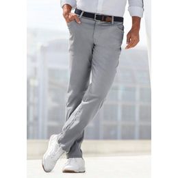 John Devin 5-Pocket-Hose aus angenehm weicher Stretchqualität - farbige Jeans, grau