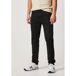 Pepe Jeans Tapered-fit-Jeans STANLEY, schwarz