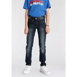 Arizona Stretch-Jeans regular fit Jeans mit schmalem Bein, blau