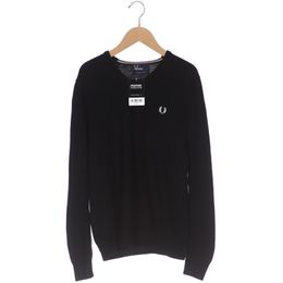 Fred Perry Herren Pullover, schwarz