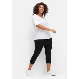 sheego by Joe Browns Große Größen: Leggings mit angesetztem Minirock, schwarz, Gr.50