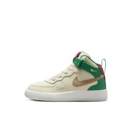 Nike Force 1 Mid SE EasyOn Schuhe für jüngere Kinder - Weiß