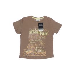 Tom Tailor Damen T-Shirt, braun, Gr. 116