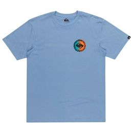 Quiksilver - Long Fade S/S - T-Shirt Gr S blau