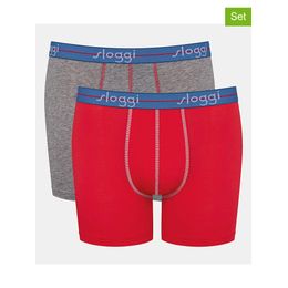 Sloggi 2er-Set: Boxershorts in Grau - M