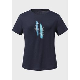Sch&ouml;ffel SCH&Ouml;FFEL Funktionsshirt &raquo;T Shirt Haberspitz L&laquo; 8820 - blau 38 38 UV-Schutz (UPF 30+)