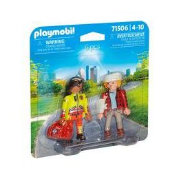 Playmobil 71506 DuoPack Sanitäterin mit Patient, Konstruktionsspielzeug Serie: DuoPack Teile: 9 -teilig Altersangabe: von 4 Jahren bis 10 Jahren Material: Kunststoff