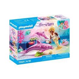 Playmobil 71501 Princess Magic Meerjungfrau mit Delfinen, Konstruktionsspielzeug Serie: Princess Magic Teile: 28 -teilig Altersangabe: von 4 Jahren bis 10 Jahren Material: Kunststoff