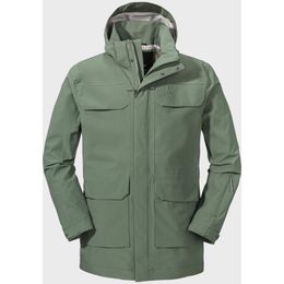 Schöffel SCHÖFFEL Outdoorjacke »Jacket Geneva M« mit Kapuze 6970 - grün 48 48 Hoher Wetterschutz durch 2-Lagen VENTURI Bekleidung