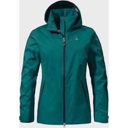 Schöffel SCHÖFFEL Outdoorjacke »2.5L Jacket Aiplspitz L« mit Kapuze 6895 - grün 36 36 Hohe Multi-Funktionalität durch 2,5-Lagen VENTURI Bekleidung